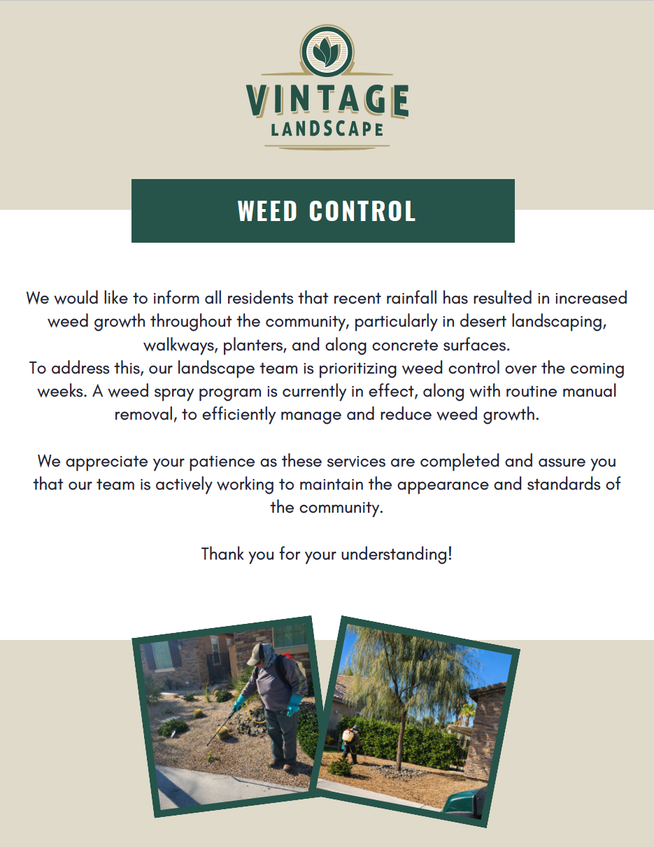 Weed Control Update - HOA-IPCCA